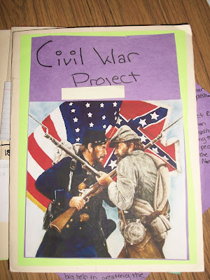 Teaching star students: Civil War Lapbooks - 5th Grade