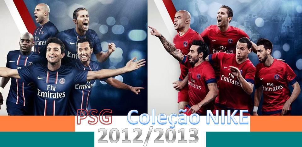 Camisas e Manias: PSG (FRA) ... Coleção 2012/13 (NIKE)