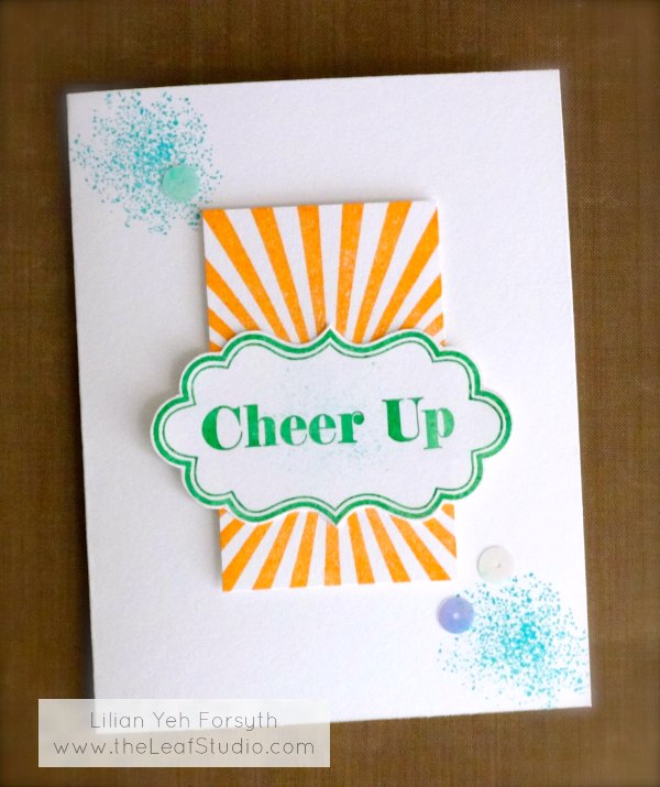 Cheer Up Card - The Leaf Studio