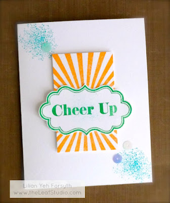 Cheer Up Card - The Leaf Studio