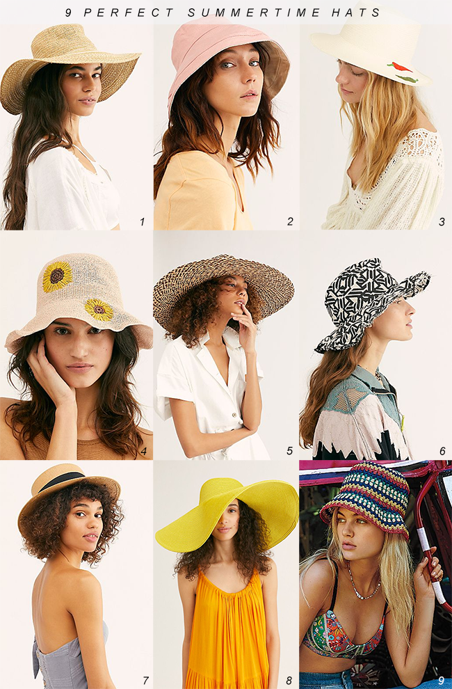 Bubby and Bean ::: Living Creatively: 9 Stylish Hats Perfect for Summer