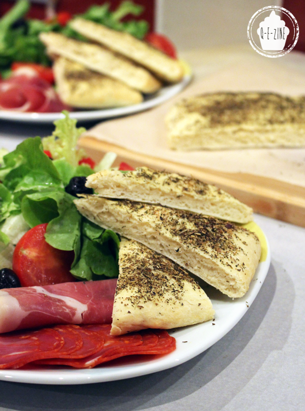 Q-e-zine: Assiette italienne {pizza bianca}