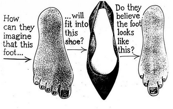 When You Imagine The Foot Looks Like This - - Oh! GAG!