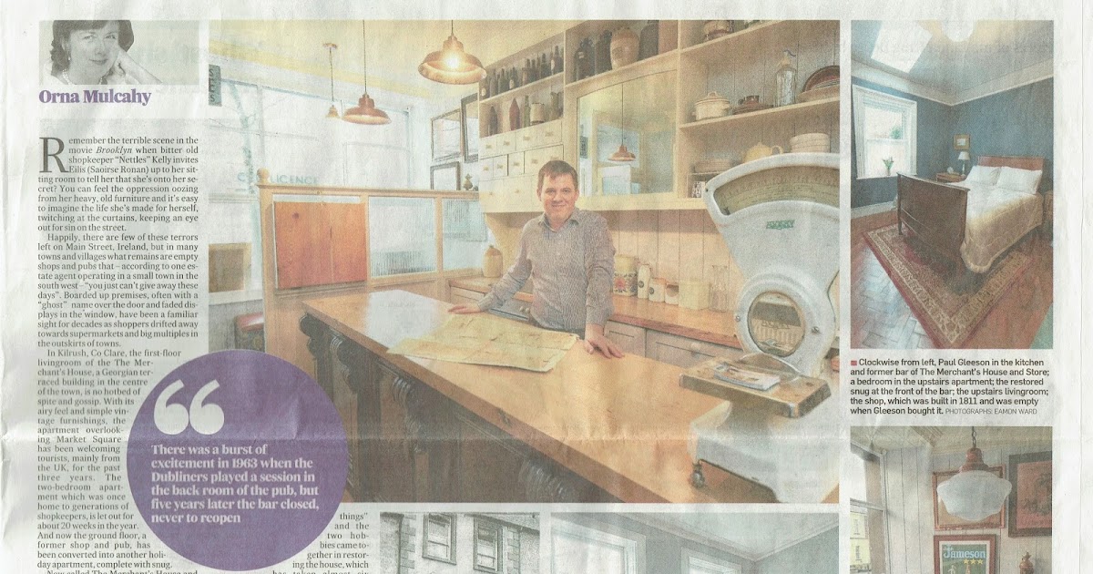 AS THEY WERE: 'GHOST' SHOP GETS A NEW LIFE... KILRUSH