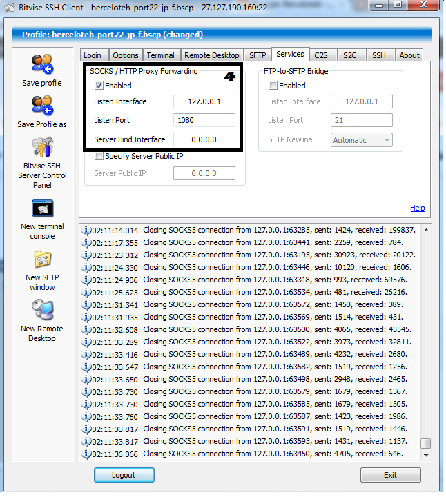Cara menggunakan bitvise ssh client - afJuli
