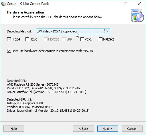 睇片研究所: K-Lite Codec Pack 集大成的解碼器合集