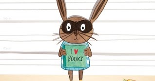 The Ladybug Reads...: Review - Wanted! Ralfy Rabbit, Book Burglar