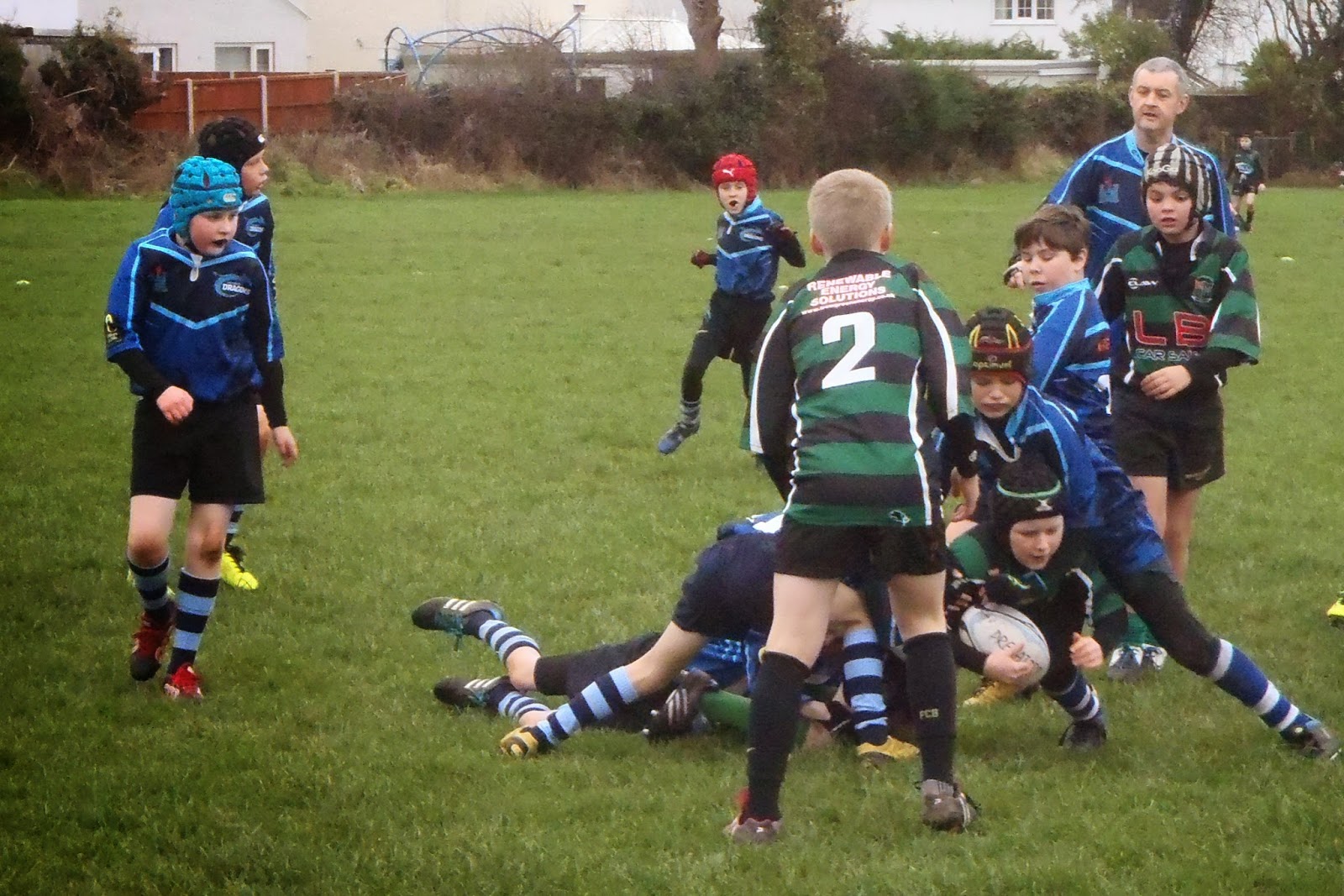 Mumbles Dragons Under 11's Rugby Team: February 2015