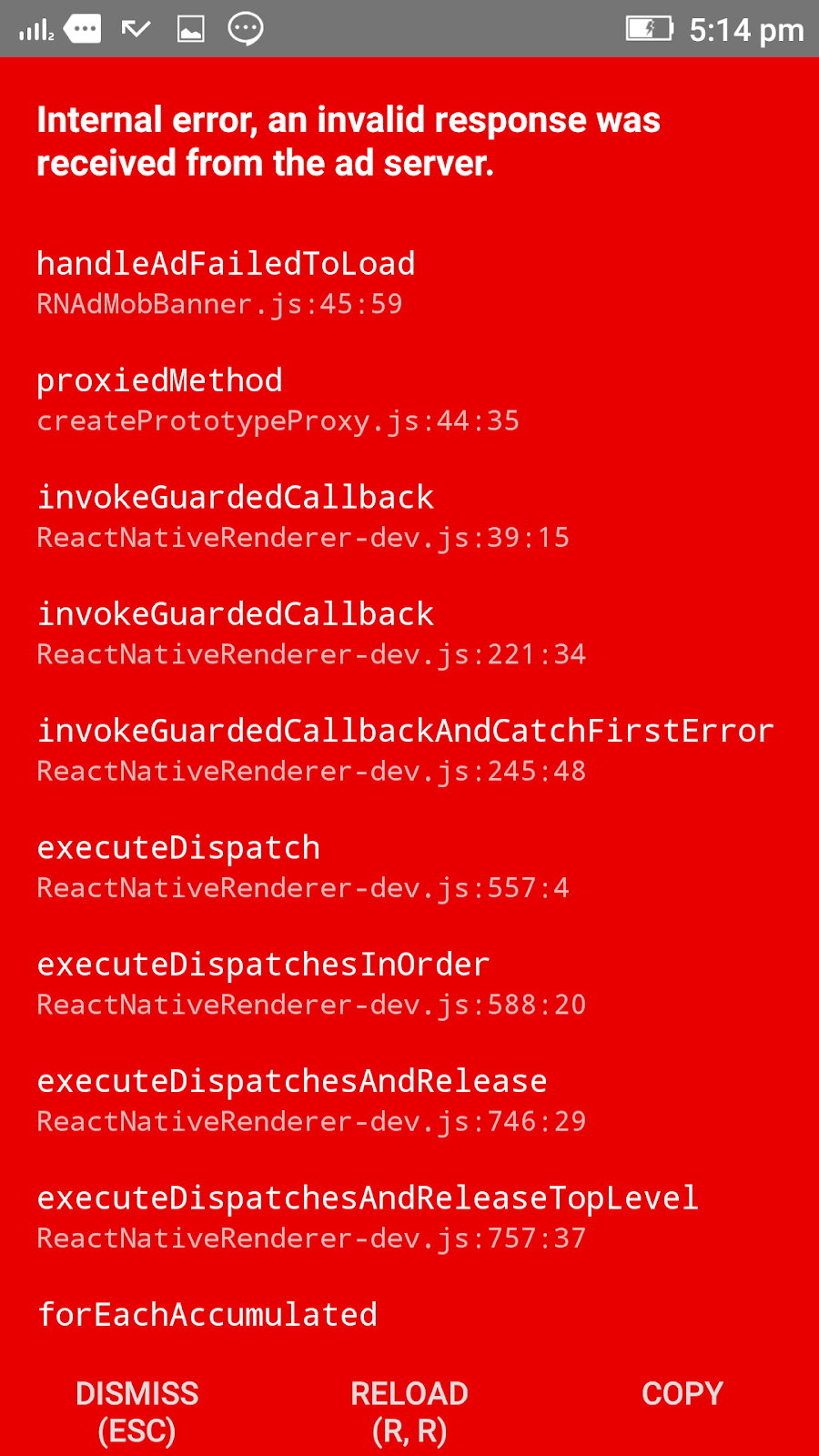 React Native Admob Banner Error and its Solutions
