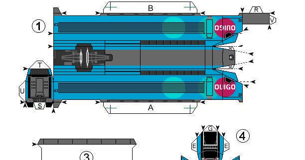 Maquette papier 47: TGV OUIGO (Low Cost)