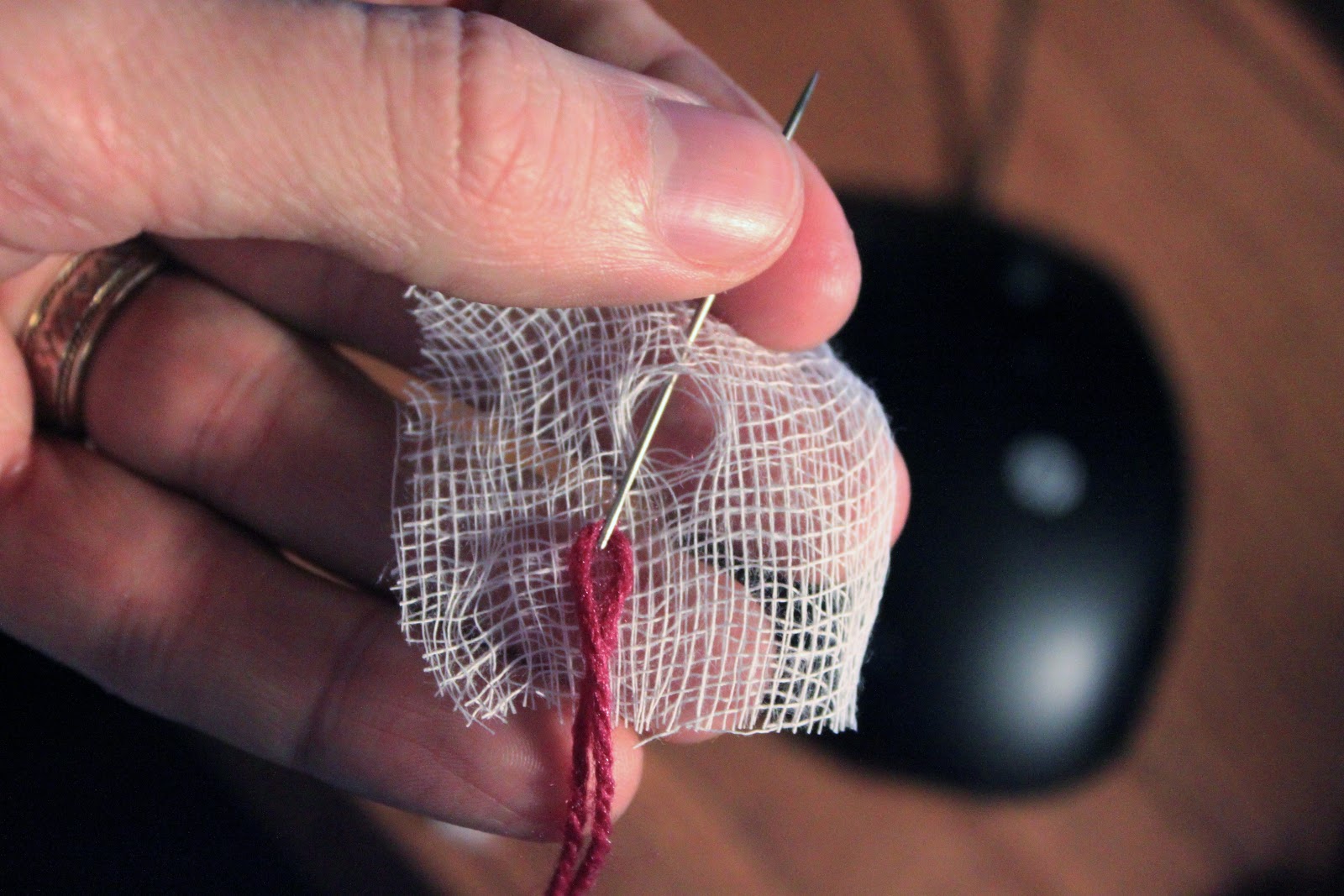 Garb For Guys: Stitching Demo: Eyelet Engineering