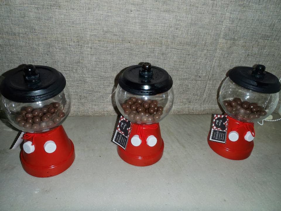 The Crafty Doolittle's : Clay pot gum ball machine