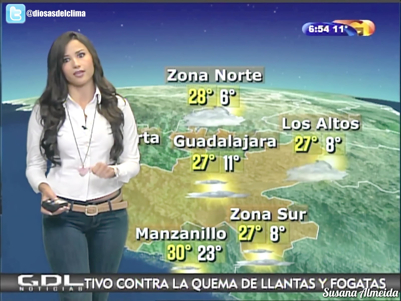 Las diosas del clima: Susana Almeida