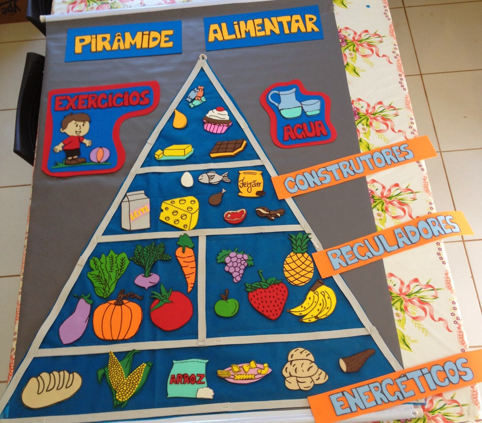Pirâmide Alimentar Infantil Para Montar - FDPLEARN