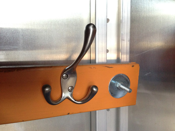 Trails (and Trials): trailer modification: hanging stuff