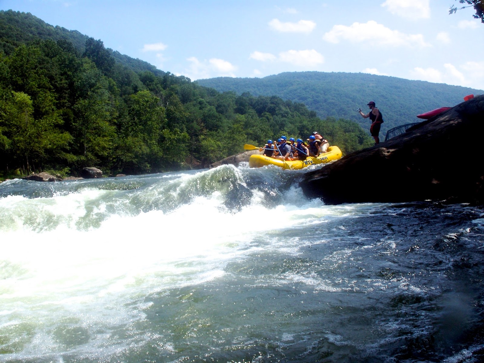 Chuck's Adventures: Rafting West Virginia's New River Gorge