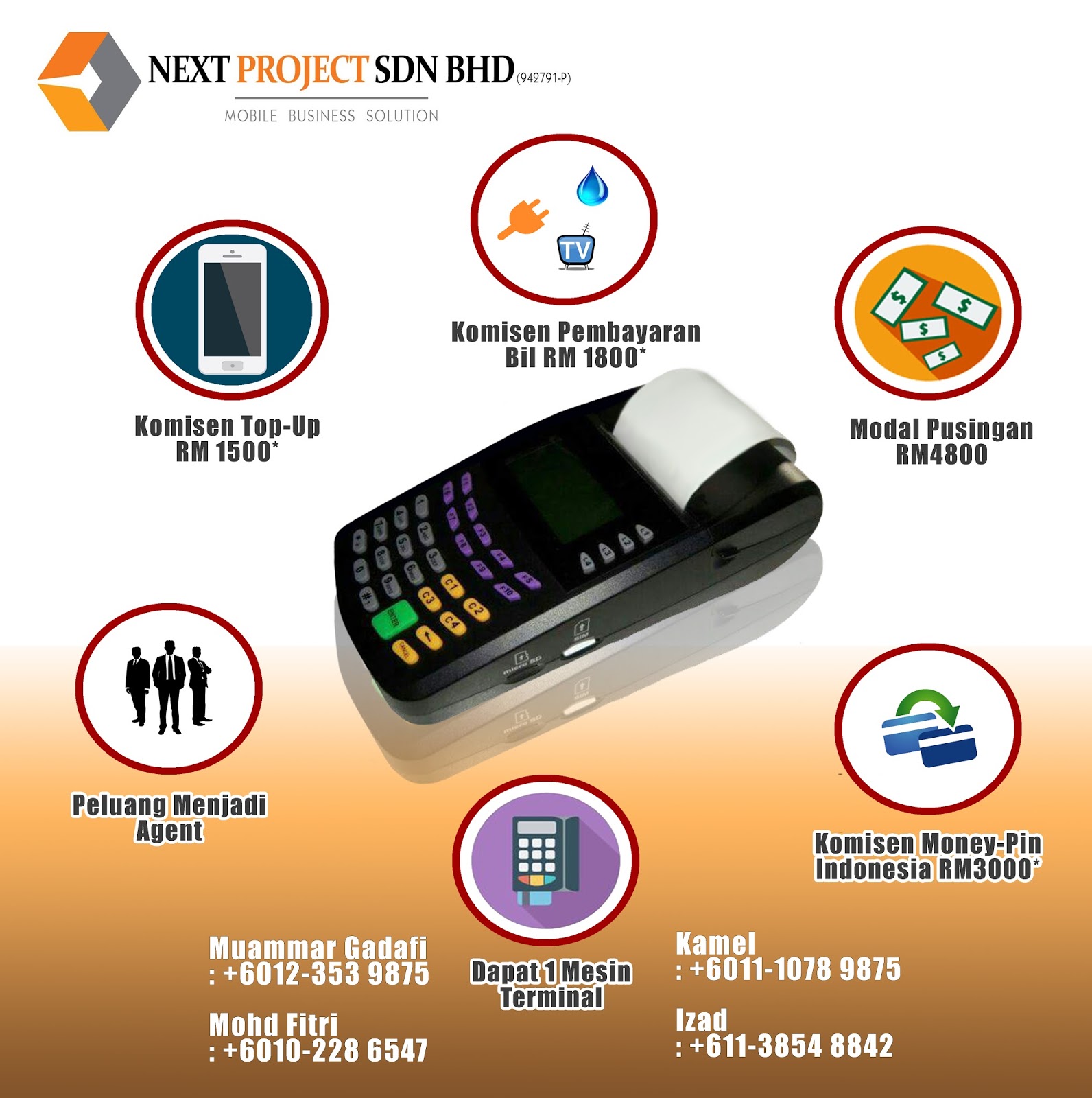 MESIN TOPUP & BAYARAN BIL MUDAH ALIH