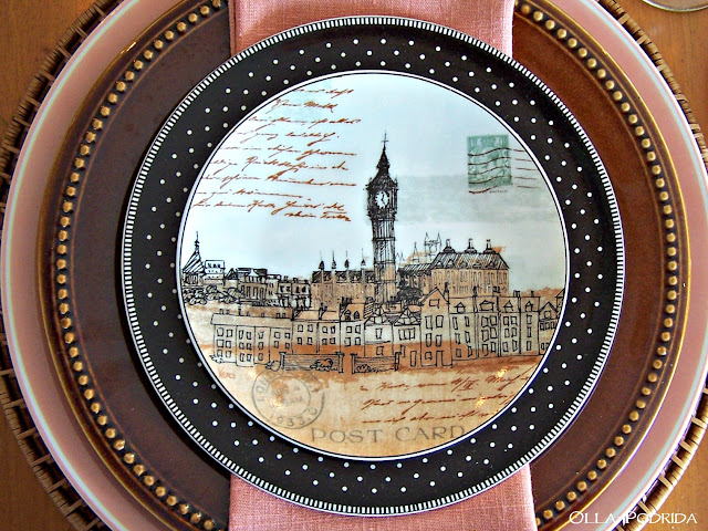 Olla-Podrida: European Tour Table Setting