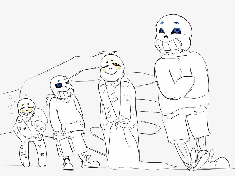 Undertale: AU - BittyTale / Bitty bones ~ Handlarz Iluzji