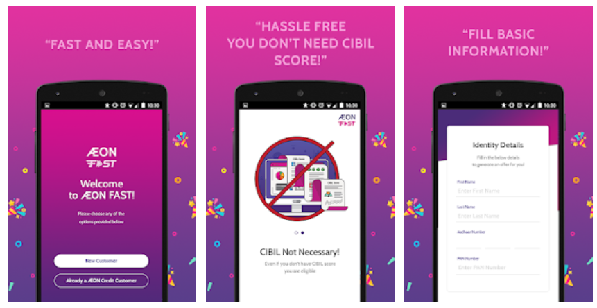 AEON Fast - Instant Pre-Approved Loan mobile app - Youth Apps