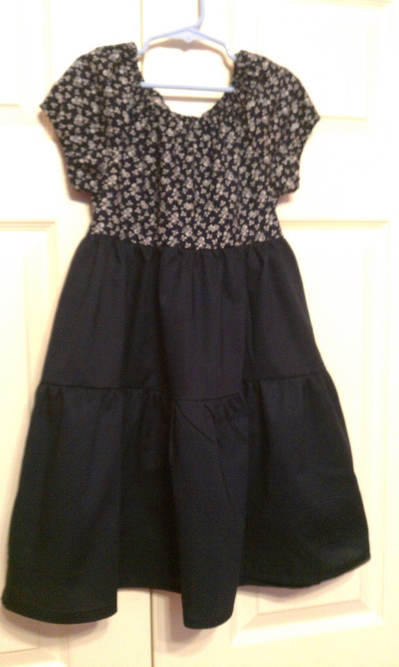 Froggy Flip Flops: Easiest Dress I ever made