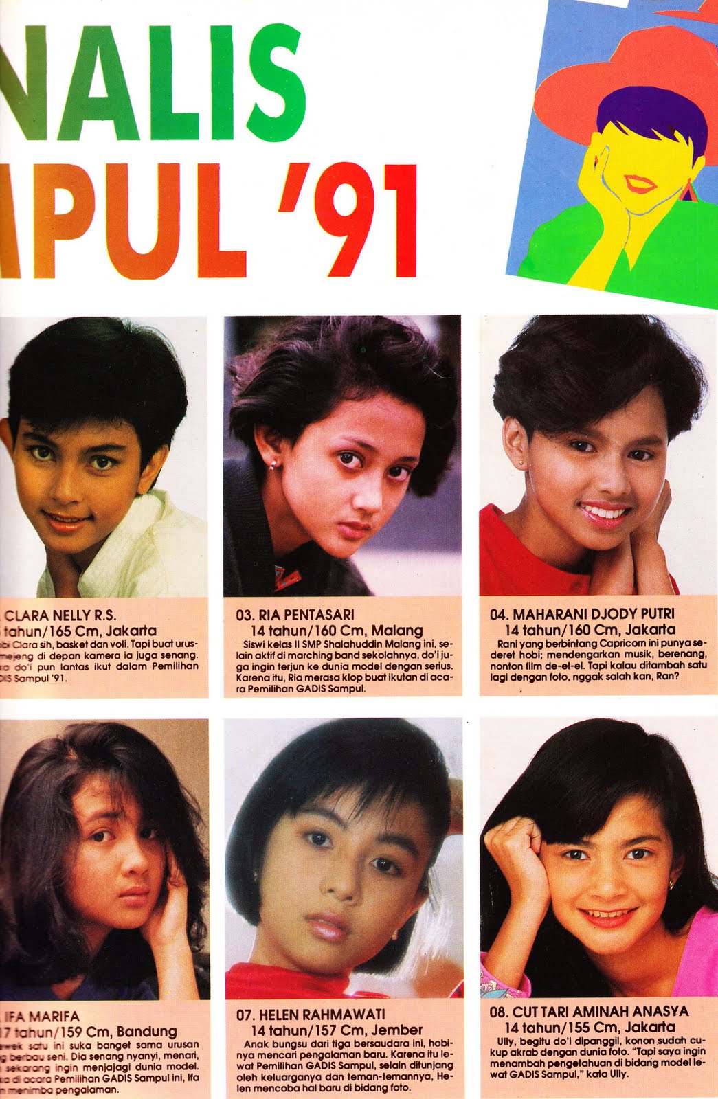 Jarnawi Aliun is Aliun Hamidy's Son: Finalis Gadis Sampul 1991