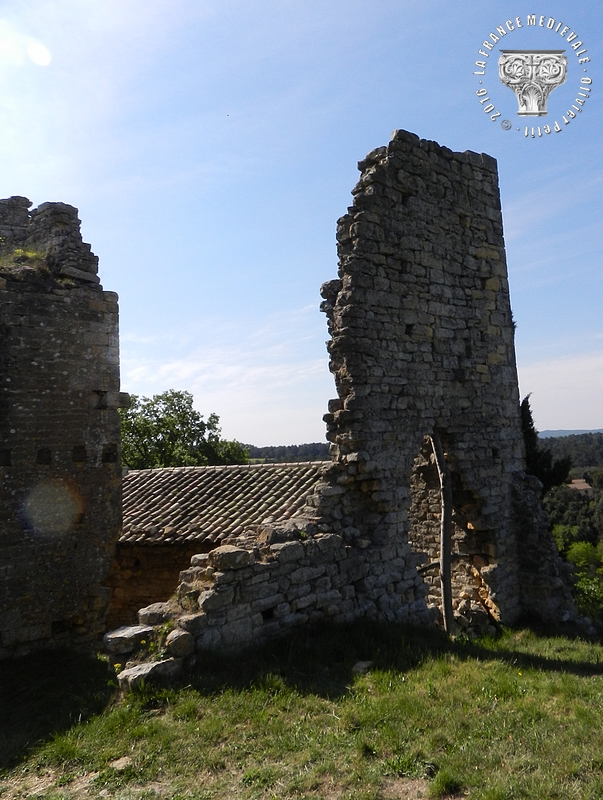 LA FRANCE MEDIEVALE: SABRAN (30) - Château-fort