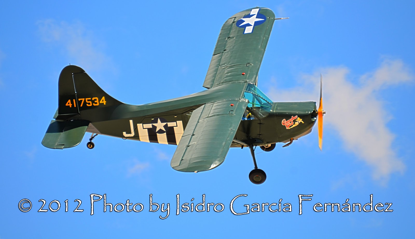 Las fotografías de tus recuerdos: Avión Piper L4 Grasshopper