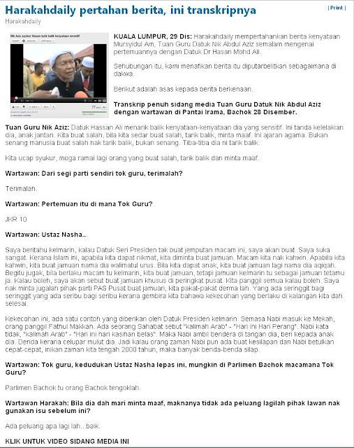 Media Kedah: Harakah atau Haramkah????