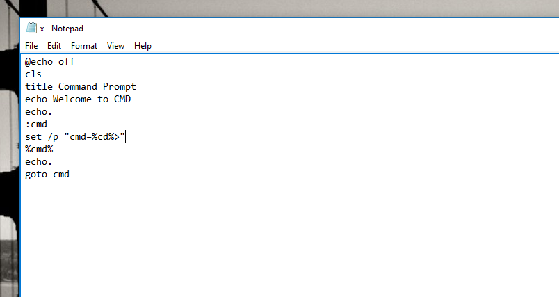 Create your own command prompt(cmd) - Sid's Silly Problems Create your own command prompt(cmd) - Sid's Silly Problems