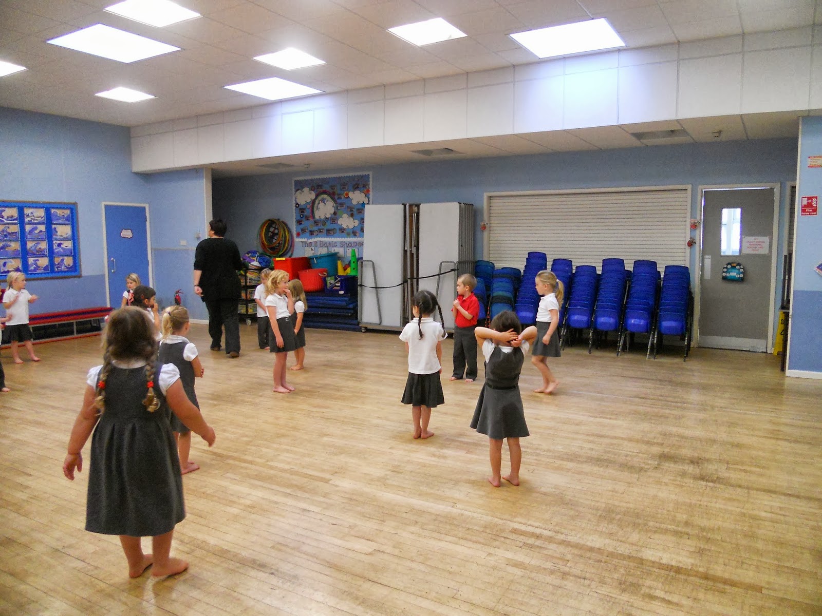 Pontyclun Primary School, Reception Class: indoor PE