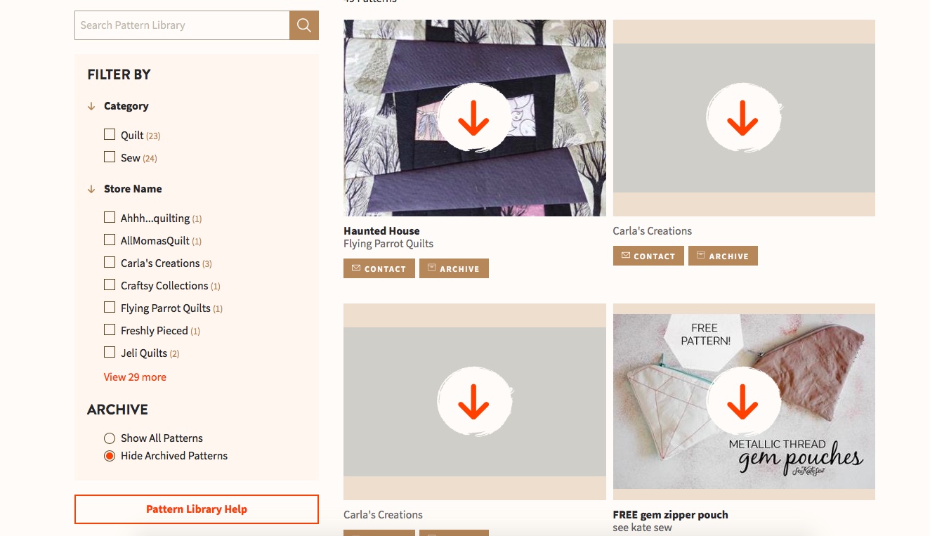Craftsy Ditches Designers | Amista Baker