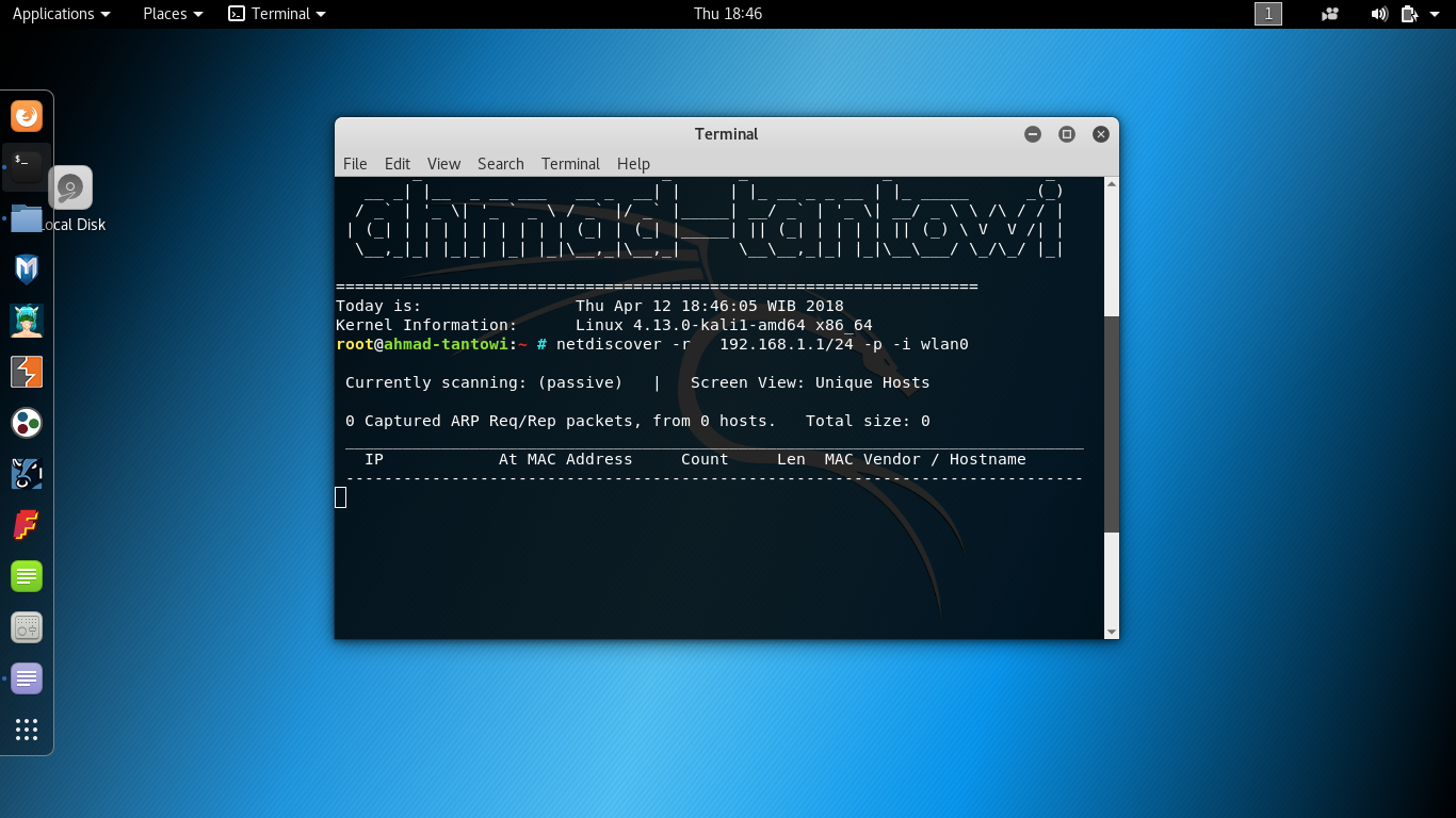 Cara Scan Network Dengan Netdiscover Di Kali Linux | Haru Media