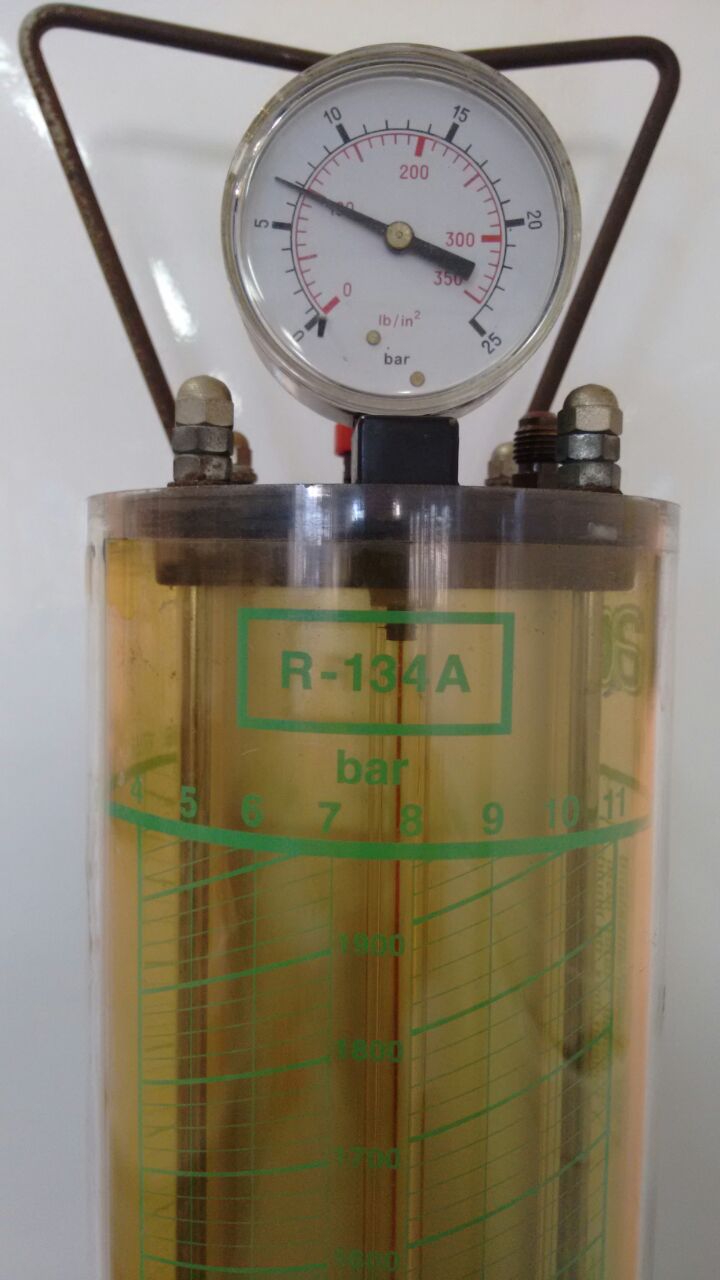 FRIOCLIMATIZADO: Graduated cylinder for refrigerant used in recharging ...
