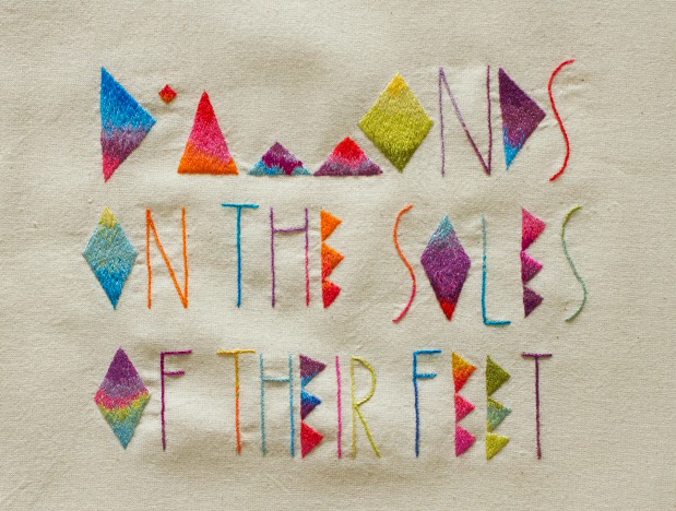 {Typeface Tuesday} Embroidered Typography | Design Fixation