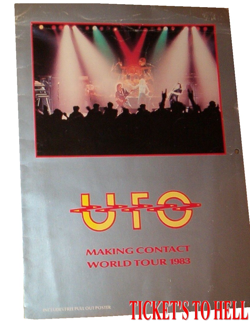 UFO Making Contact World Tour 1983 Original Tour Programme