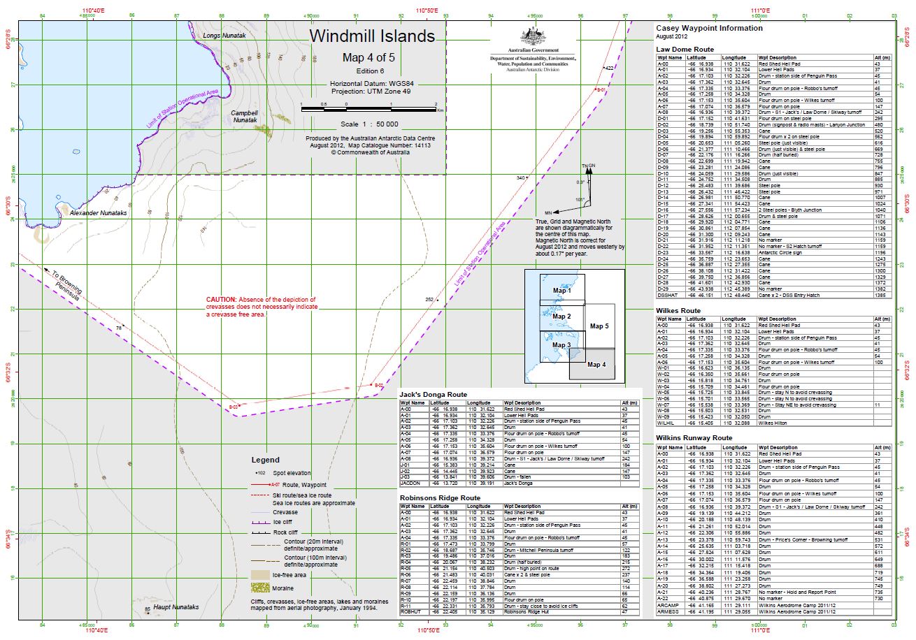 Winter @ 66° South: Maps