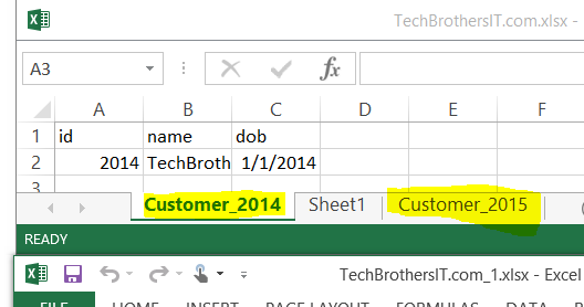 Welcome To TechBrothersIT How To Import Data From Multiple Excel Sheets With A Pattern Of Sheet 