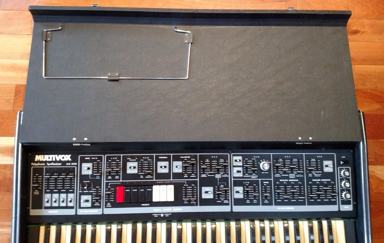 MATRIXSYNTH: Rare Multivox MX-3000 Analog Synthesizer SN 856012