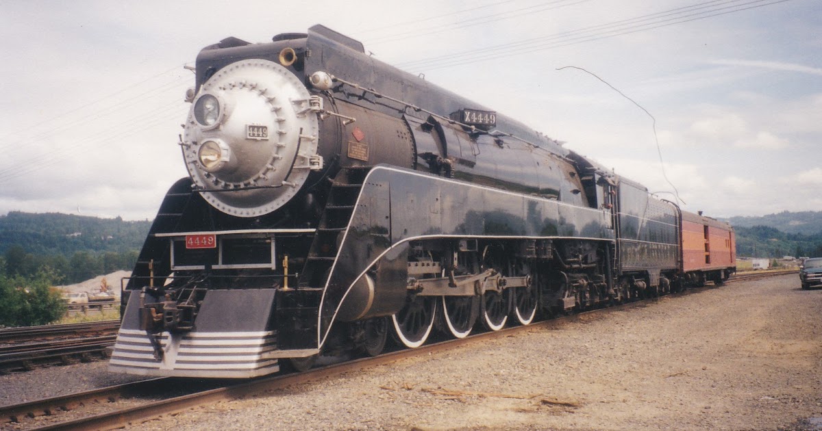 TrainPages: 4449 in Black Paint in June 2000