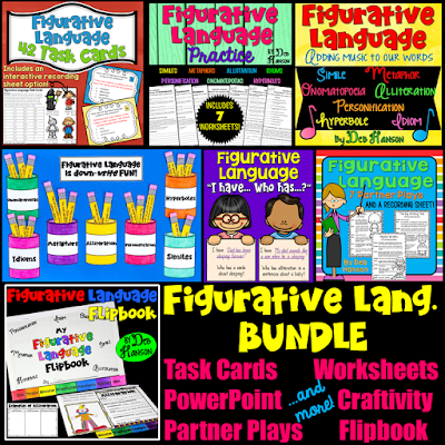 Figurative Language Anchor Chart Activity {freebie} | Crafting Connections