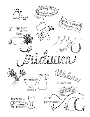 Holy Week Easter Triduum Coloring Pages