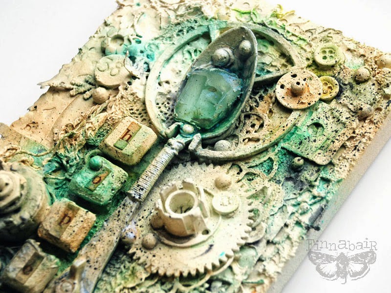 Teaspoon of Magic - collage video tutorial | Finnabair | Bloglovin’