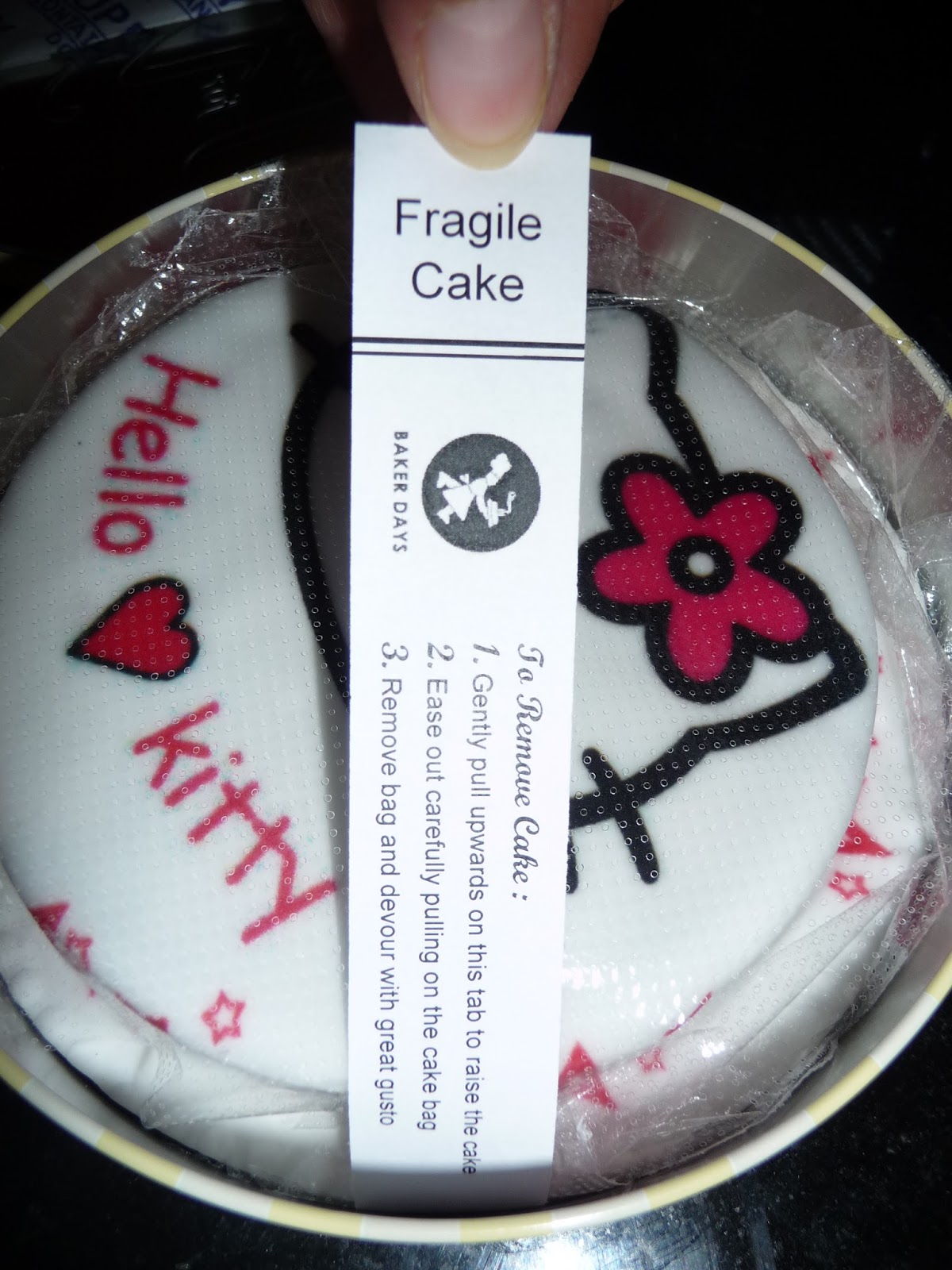 bakerdays Letter Box Cake - Melanie's Fab Finds