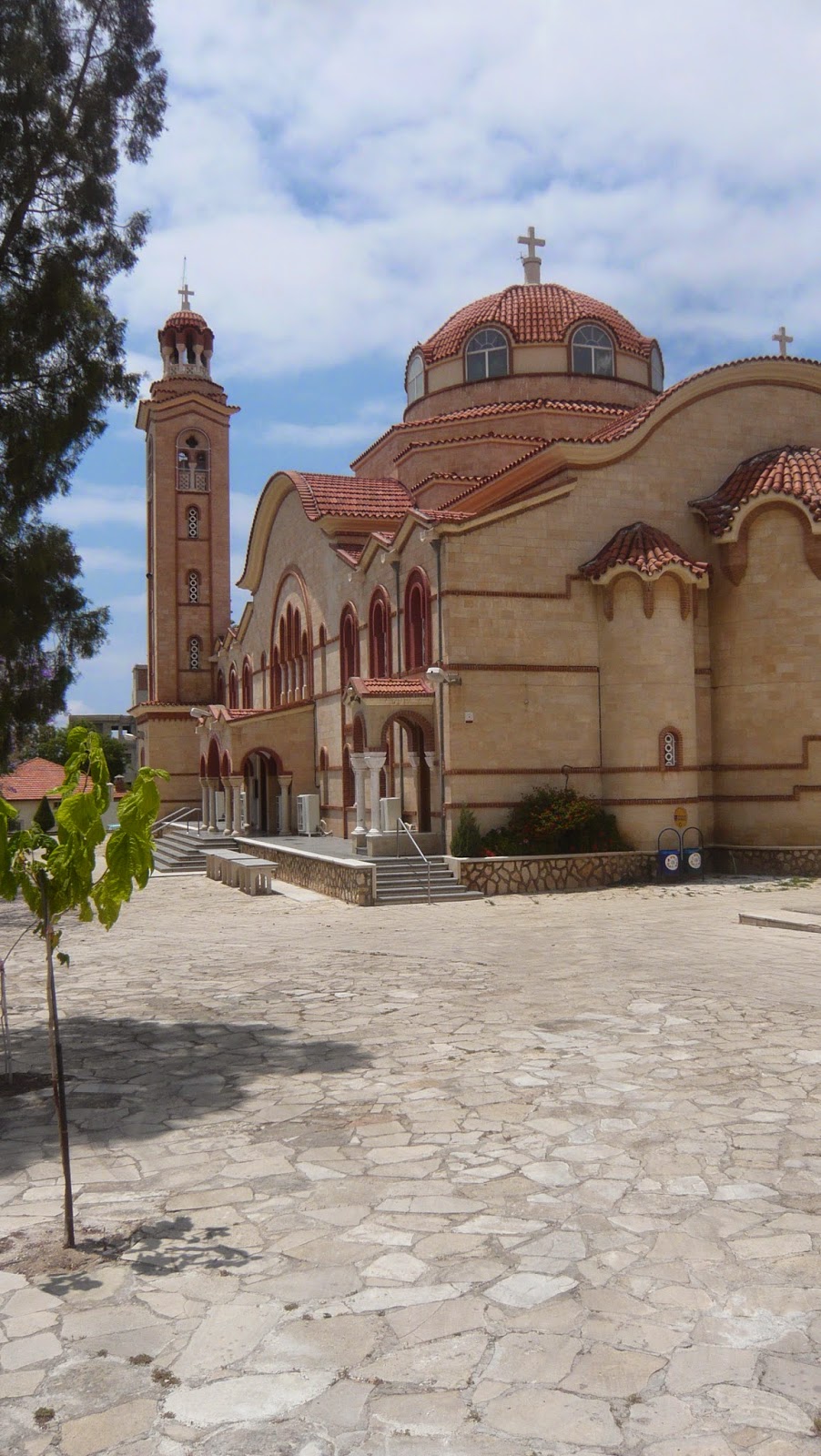 Between: Paphos churches and St Paul's Pillar