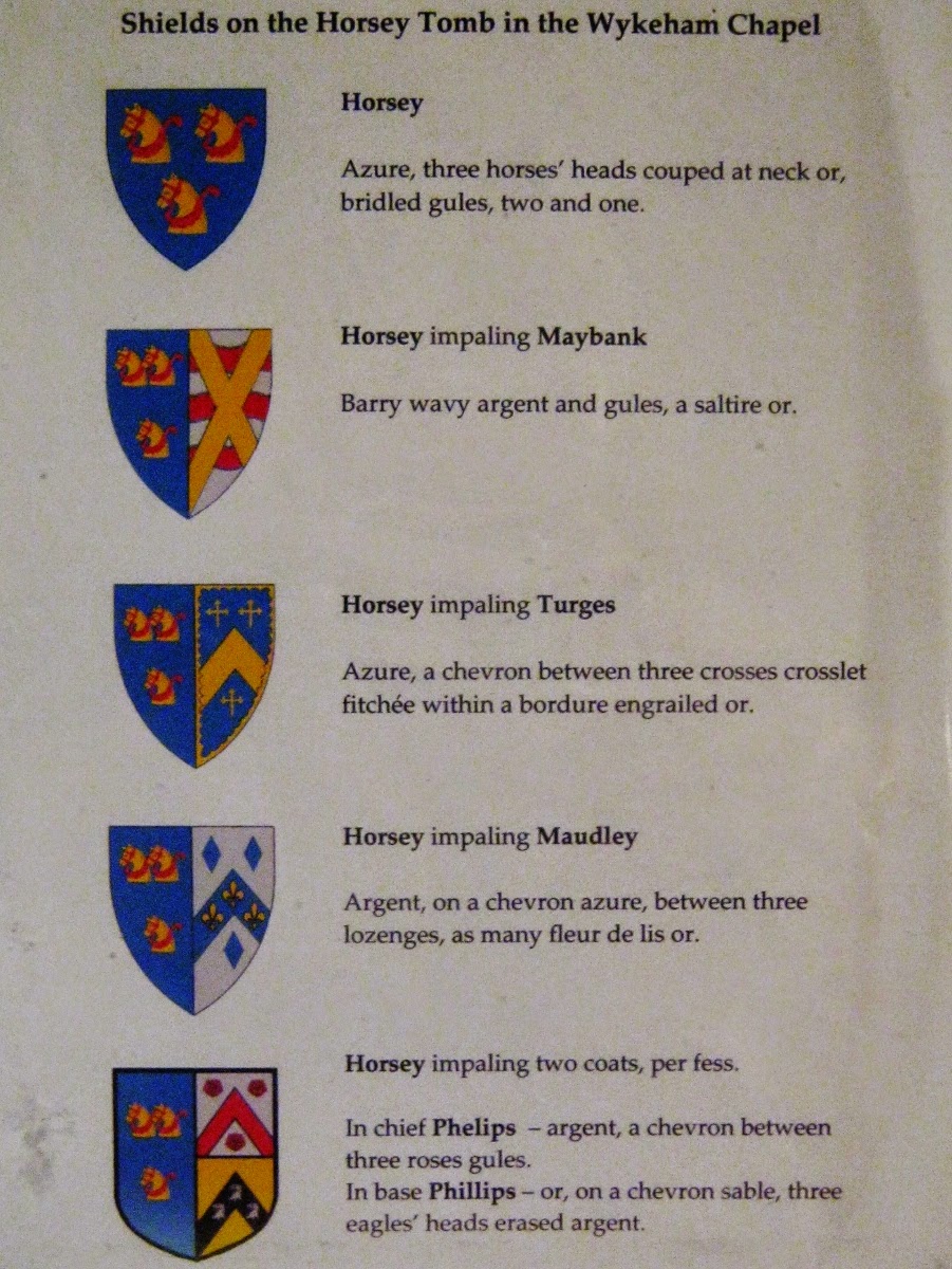 Horsey family: The Horsey tomb in Sherborne Abbey