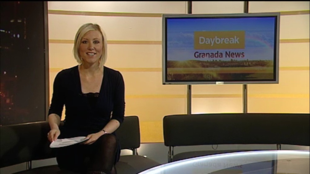 UK Regional News Caps: Mel Barham - ITV Granada News