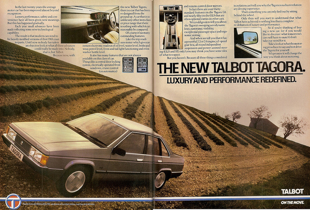 Analisis de Maquinas: Talbot Tagora (1981)