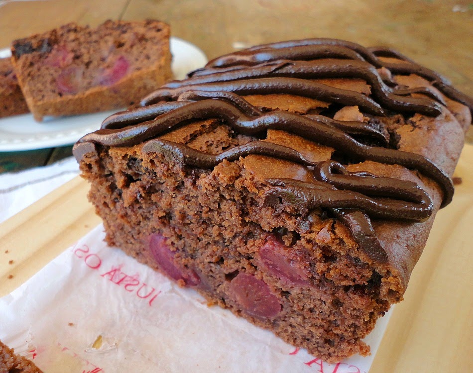 chocolate cherry loaf: bonheur cuisine