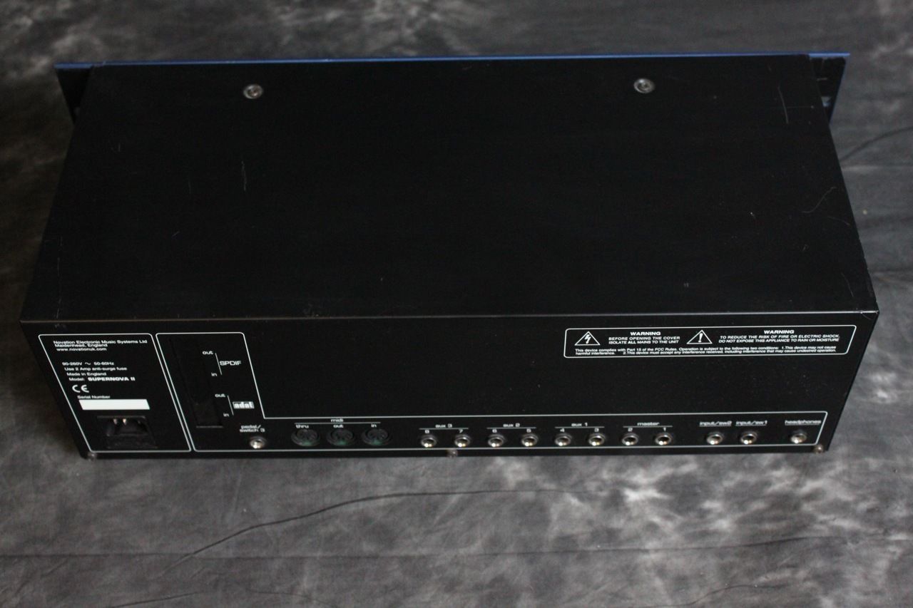 MATRIXSYNTH: Novation Supernova II Polyphonic Synthesizer Rackmount